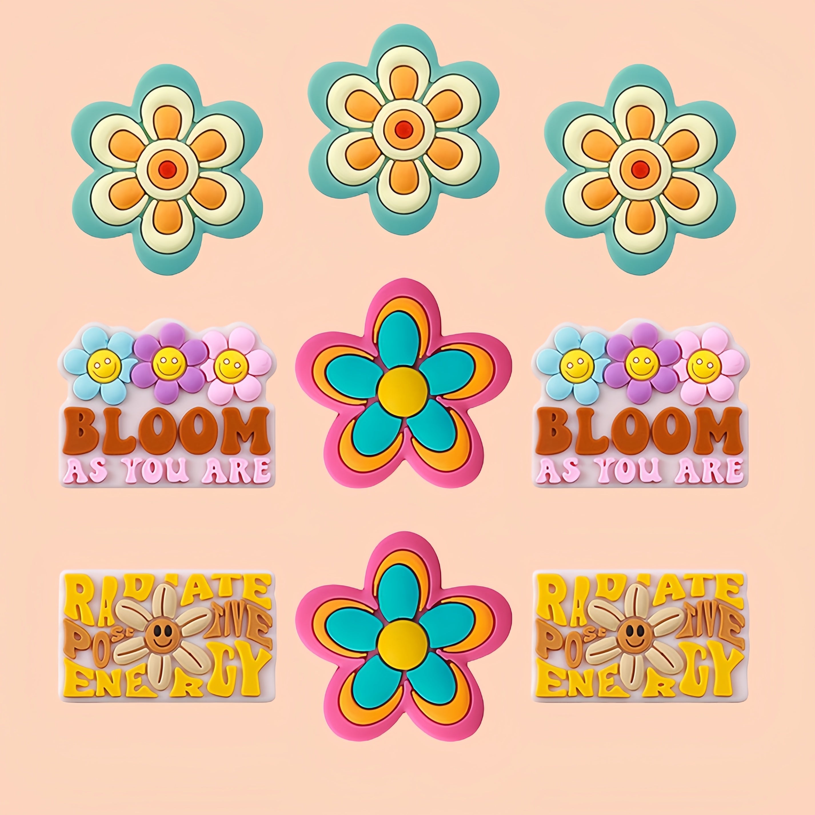 Bloom Radiate Flower Silicone Focal Beads – CHICWAN